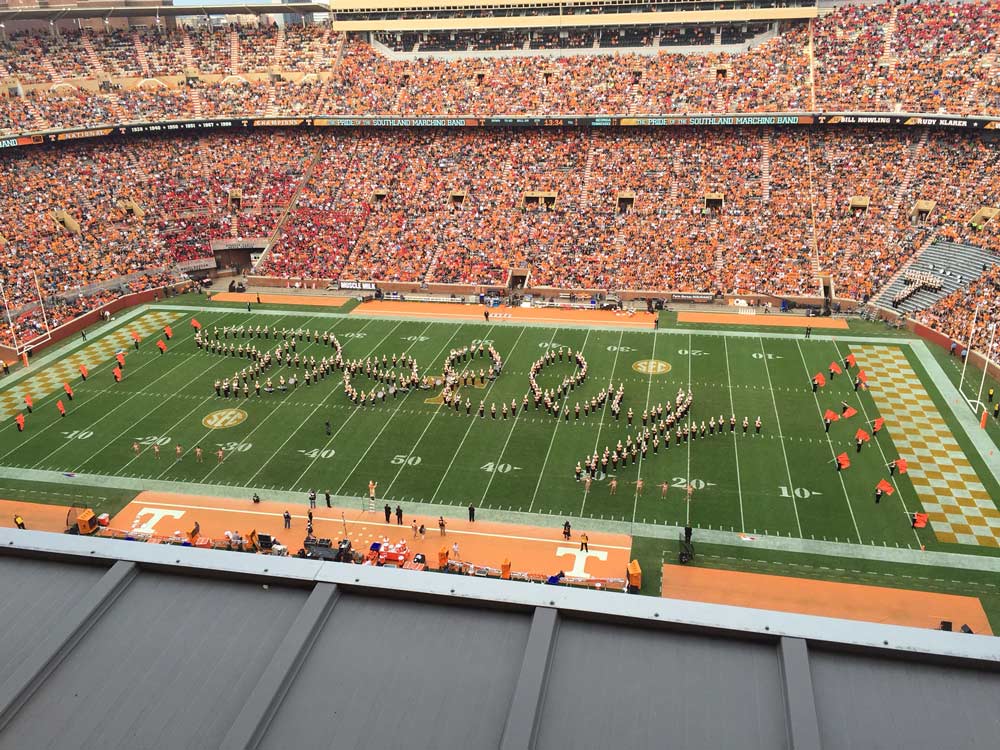 UT Pride Band Rocks Neyland Stadium With Dolly Parton Hits