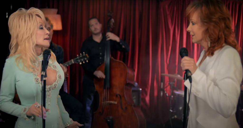 Dolly Joins Reba McEntire In "Does He Love You" Remake