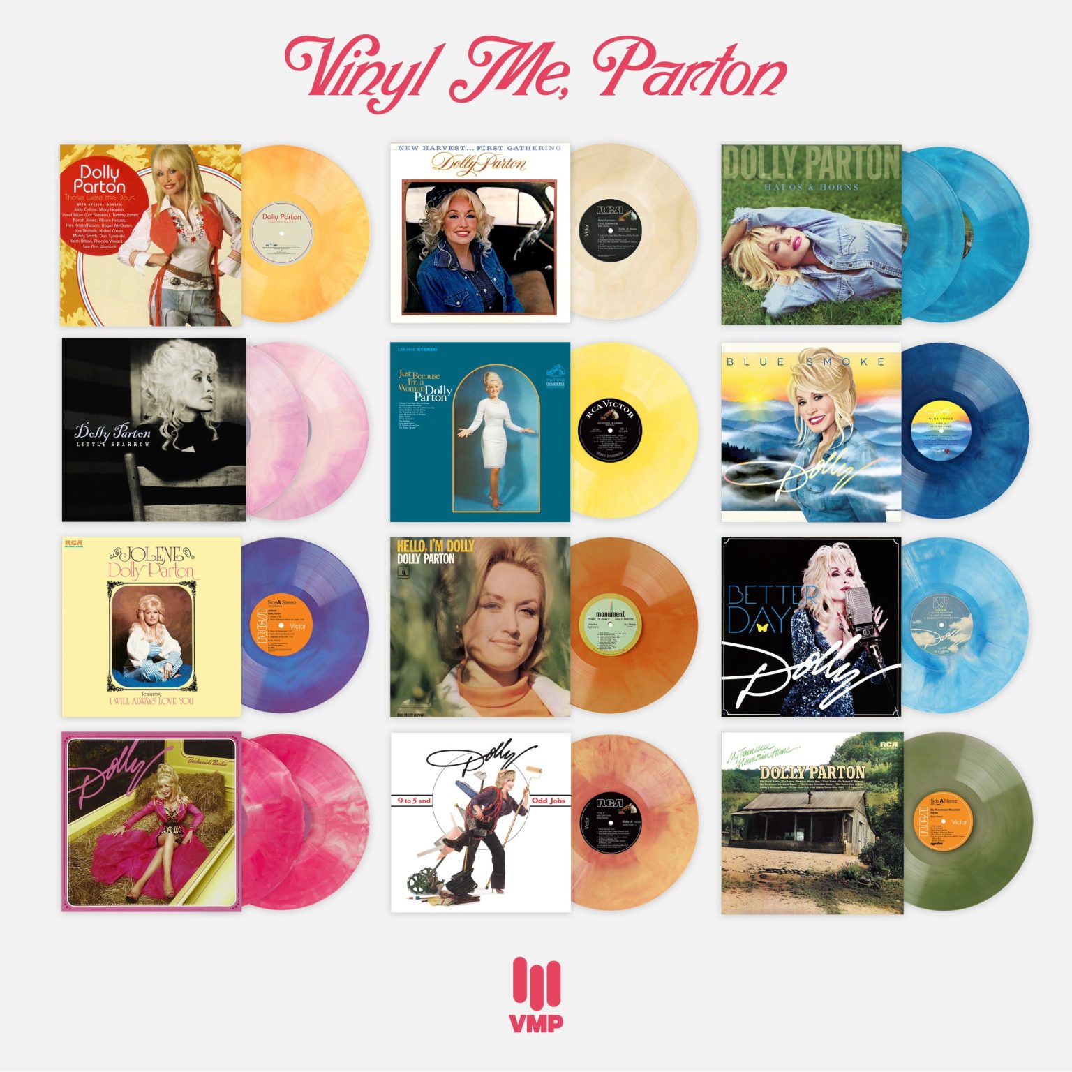 Dolly Parton Launches "Vinyl Me, Parton" Record of the Month Subscription